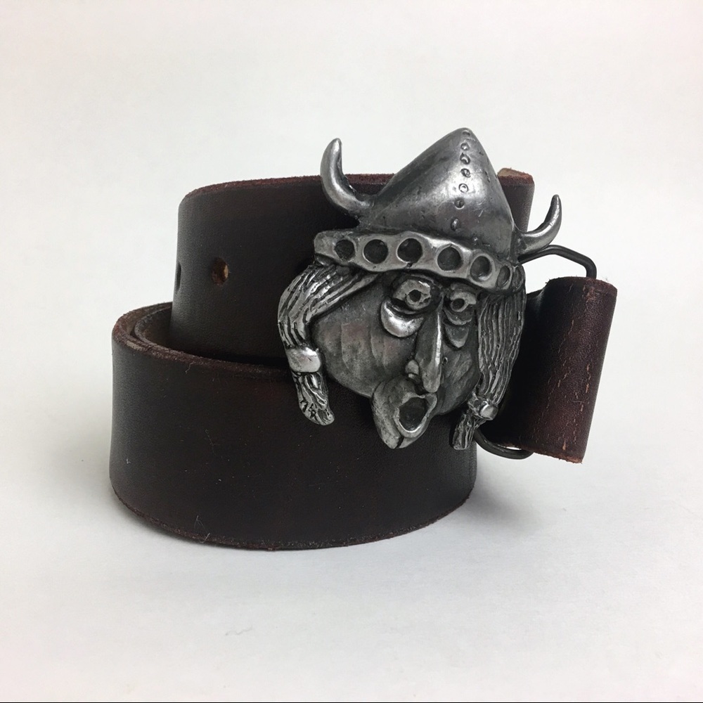 Rare Vintage Brunhilde Belt And Buckle Viking - Gem